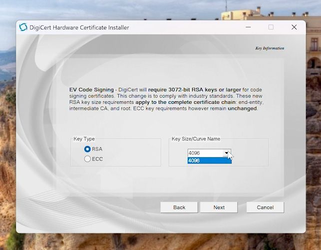Setup and Initialise Verokey/DigiCert Code Signing eToken