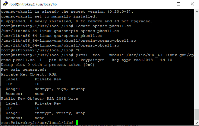 NitroKey HSM introduction, setup and use case overview
