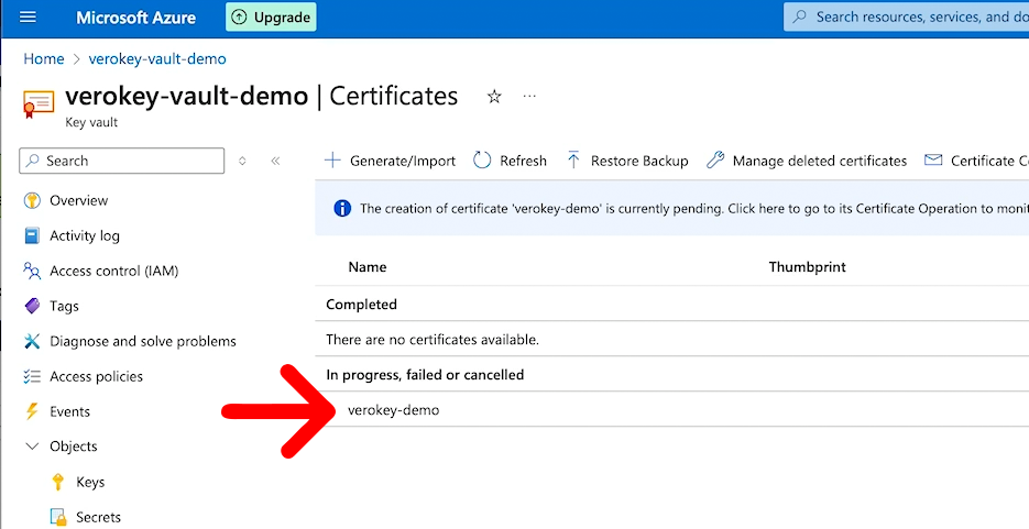 Setup Microsoft Azure Key Vault with Verokey/DigiCert Code Signing ...